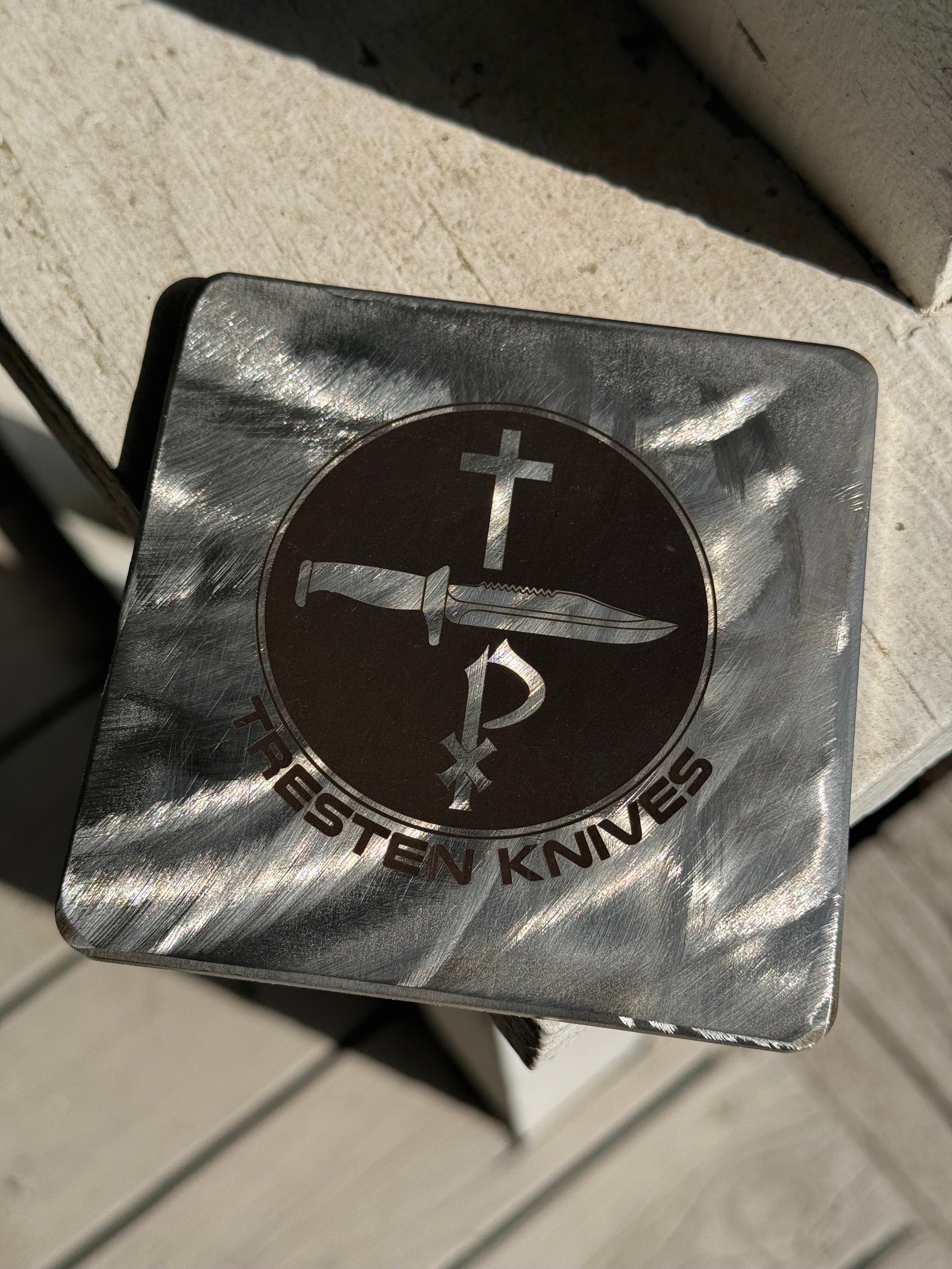 Custom Stainless Steel Coasters (Brother's in Steel) – Tresten Knives